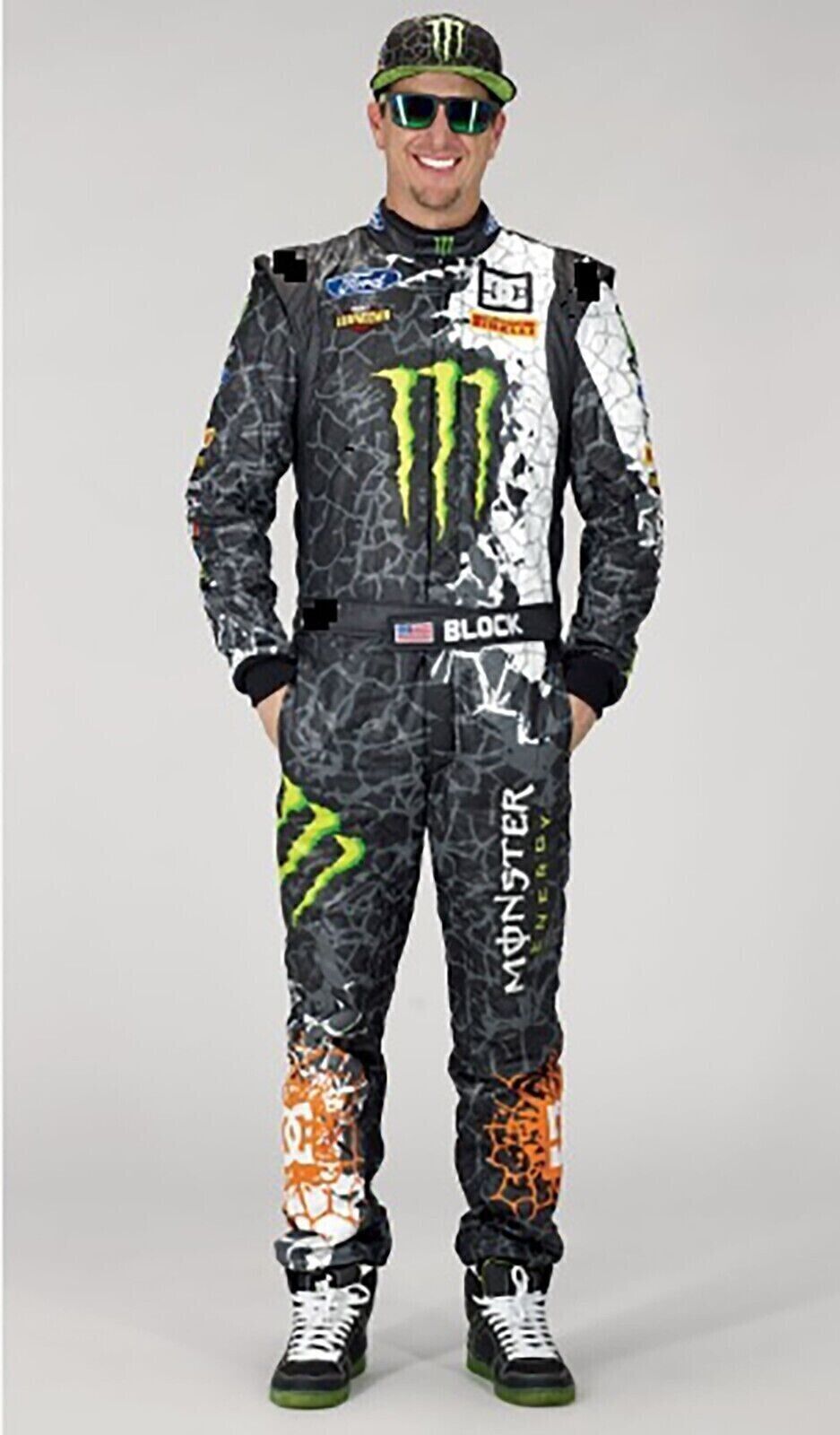 Monster Fan Edition Kart Racing Suit Go Kart Racer - Digital Customized ...