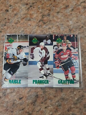 1993 Classic Four-Sport Tri-Cards #TC4 Daigle/9 Pronger/14 Gratton | eBay