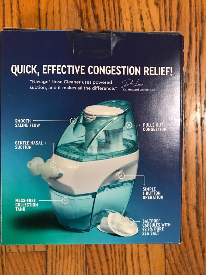 NAVAGE Nasal Care Saline Irrigation SYSTEM NOSE CLEANER new SEALED SDG2 ...