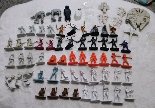 2014 Hasbro Star Wars Command 66 Piece Mixed Set Ewok,Darth, Ships ...