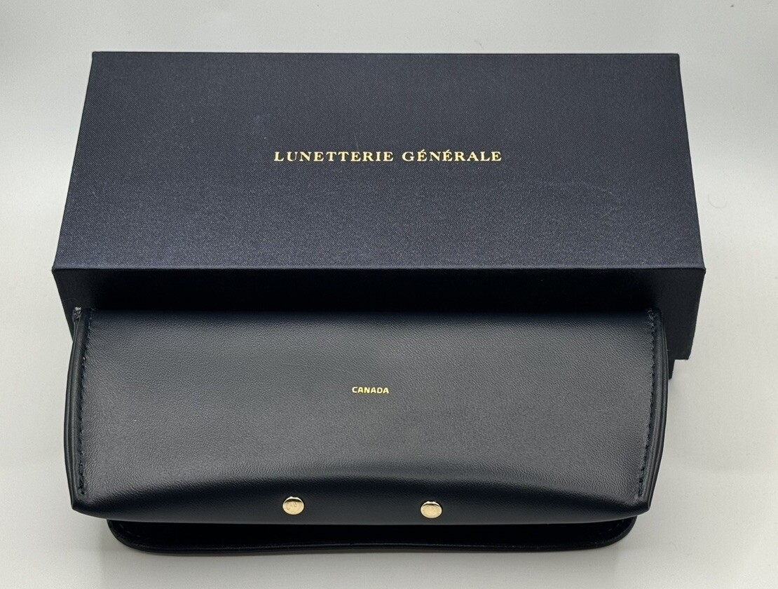 New Lunetterie Generale Black/Gold Spitfire Titanium Made In Japan $670 ...