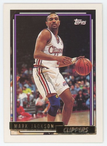 1992-93 Topps Gold Mark Jackson Los Angeles Clippers #325 | eBay
