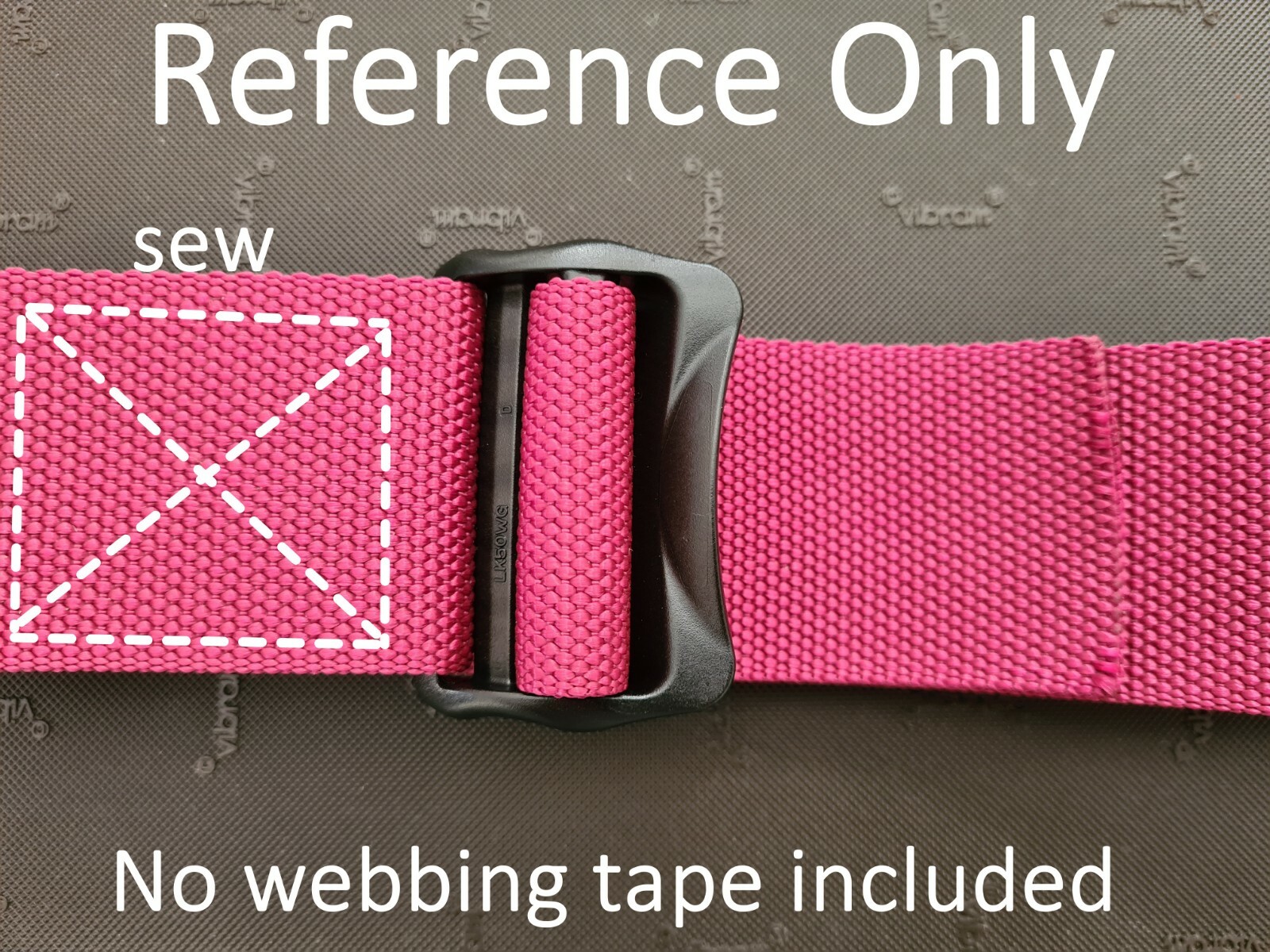 YKK 25/50mm Strap Adjuster Ladder Lock Slider Release Buckle Plastic # ...