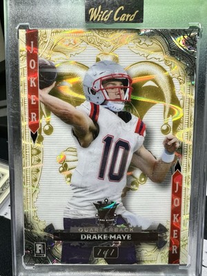 2024 Wild Card Drake Maye Rookie Joker 1/1 RC Sealed | eBay