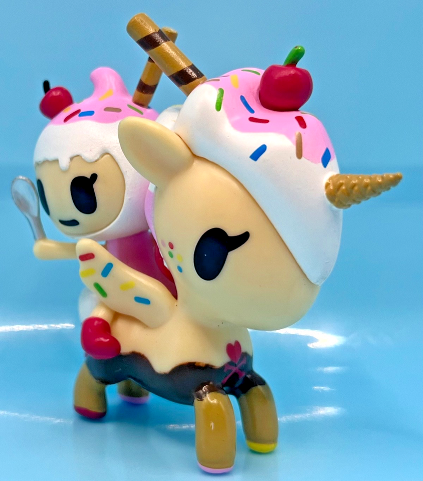 Tokidoki Unicorno & Friends Amareno & Sundae Ice Cream 3" PVC Toy ...