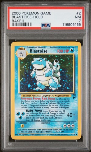 PSA 7 Blastoise Holo 2/130 from 2000 Pokemon Base Set 2 | eBay