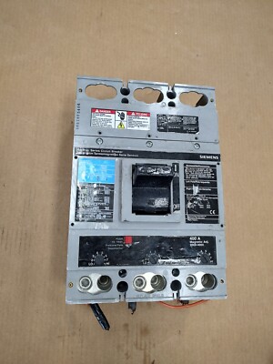 Siemens JXD63B400 Sentron Series 400A 600V 3P JXD6-A Circuit Breaker ...