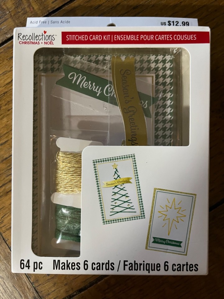 Recollections Christmas Holiday Card Making Kit, 6 Kit Selection, 6 ...