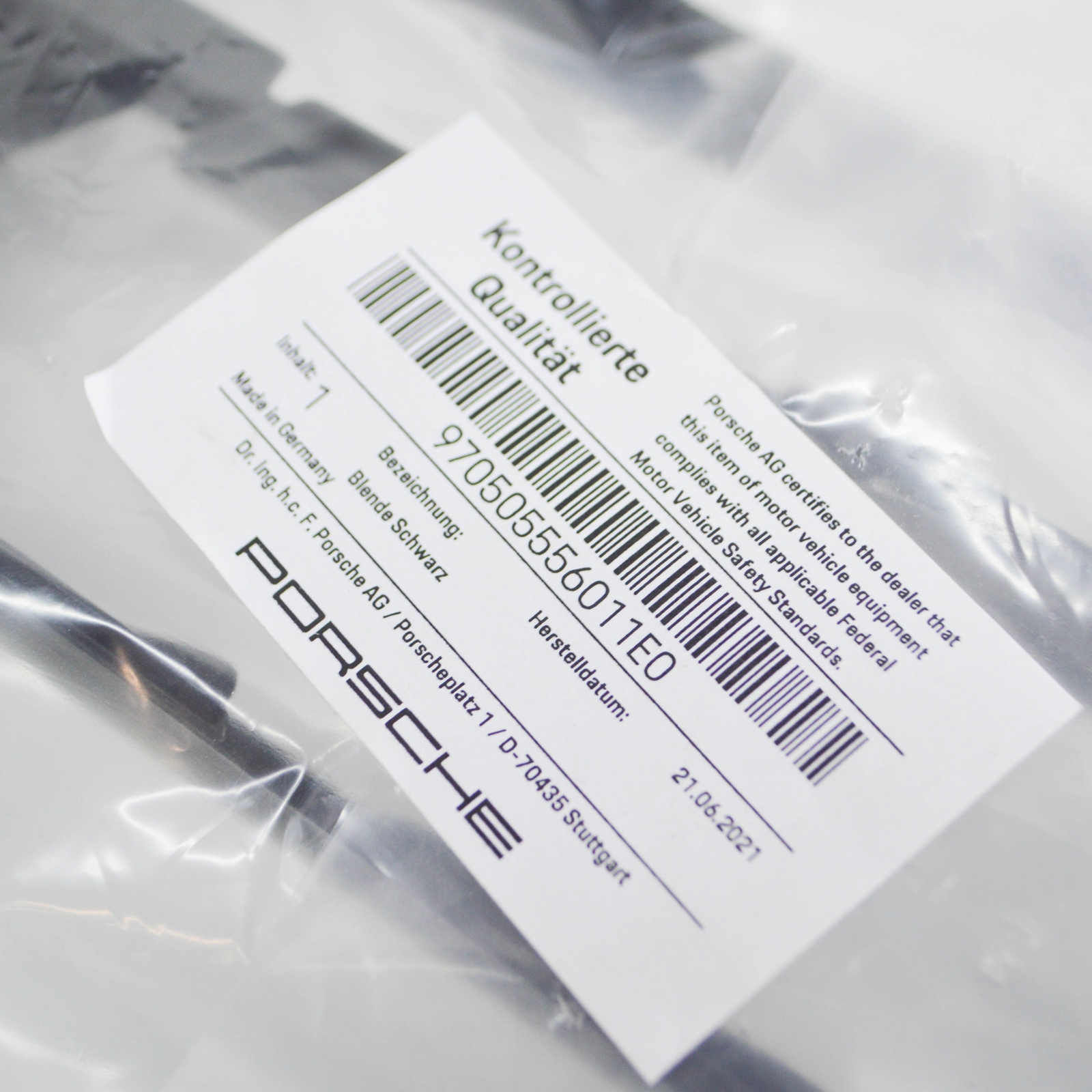 PORSCHE PANAMERA 970 Front Right Retaining Frame Trim 970505556011E0 ...