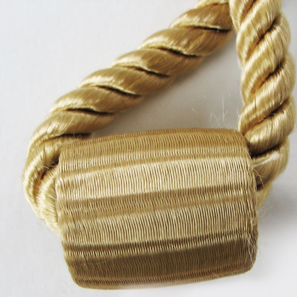 Lovely Vintage Gold Rope Curtain or Drapery Tassel Tie-Back, 30" Long ...