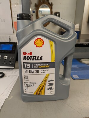 Shell Rotella T5 10W-30 HD Diesel Oil 1 gallon (50045130AA) | eBay