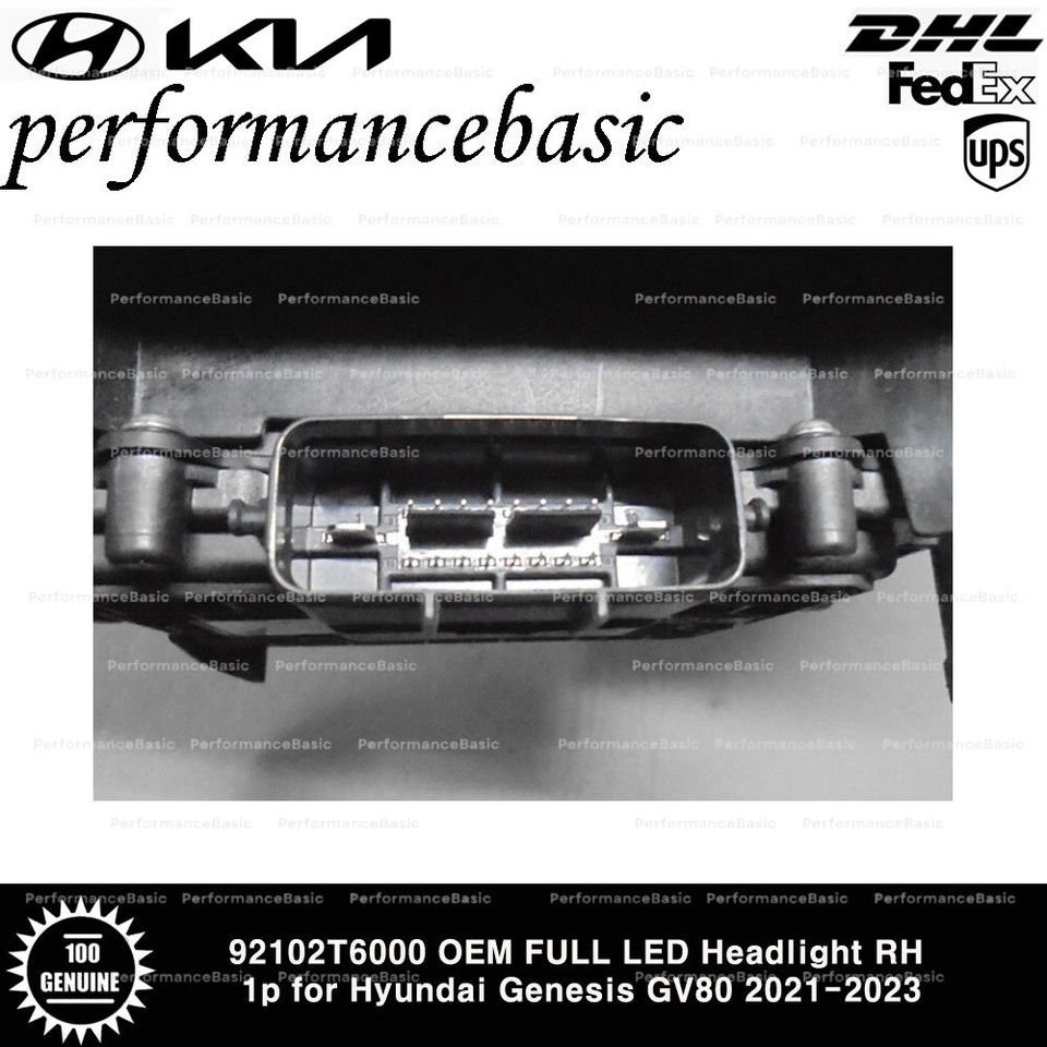 92102T6000 OEM FULL LED Headlight RH 1p for Hyundai Genesis GV80 2021 ...