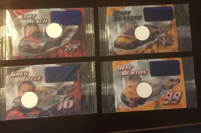 NASCAR Lenticular Trading Cards - Post Cereal . Four Different Drivers ...