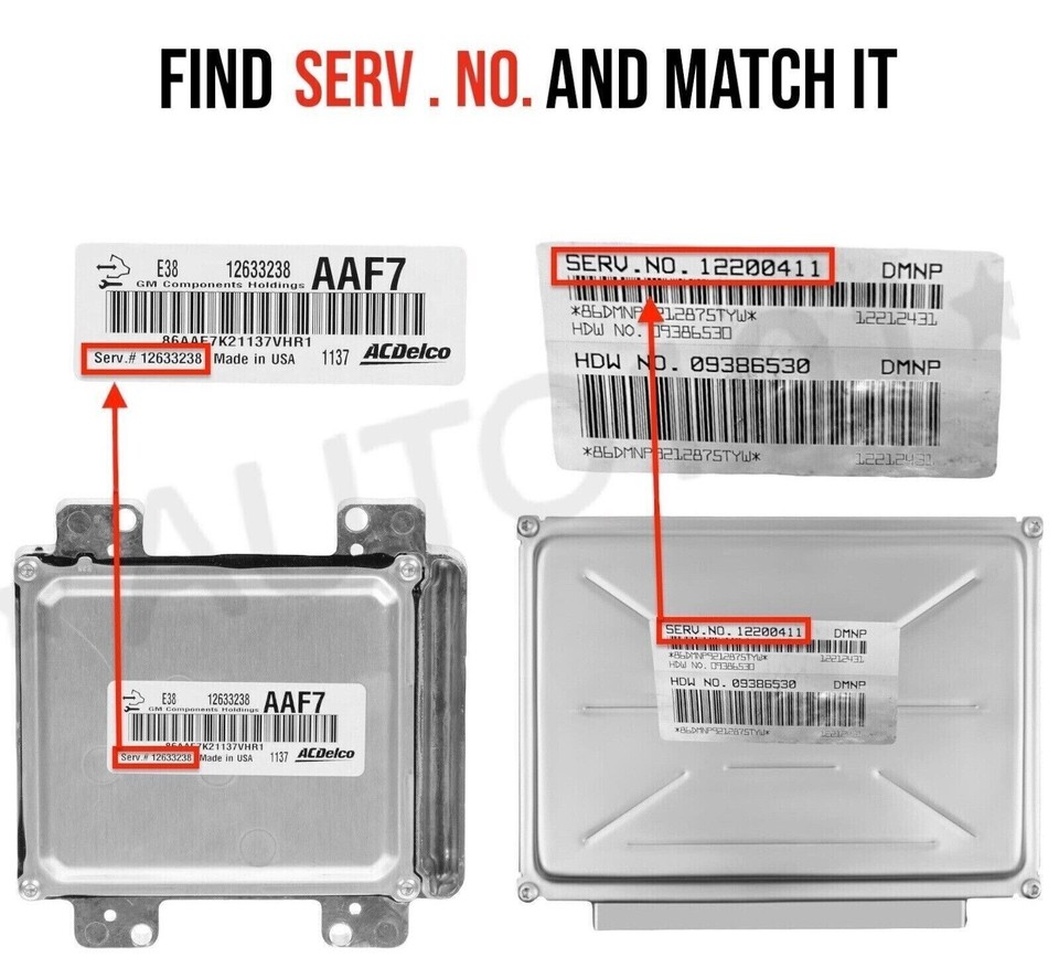 2005-2006 Chevy Silverado 12589462 Engine Computer PCM GM | ACDelco ...