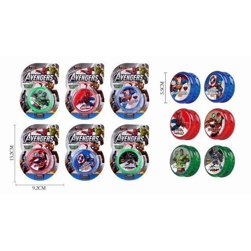 YoYo for Kids Comic DC Super Heroes Avengers LED Light High Speed Kid ...