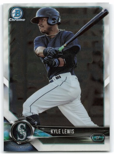 2018 Bowman Chrome #BCP244 Kyle Lewis Prospects Seattle Mariners 3AP | eBay
