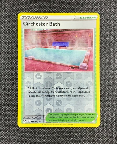 Circhester Bath Trainer Reverse Holo Uncommon (150/185) Pokemon Vivid ...