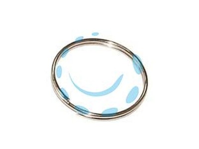 Q.TA'. 200 ANELLO PER CHIAVI IN ACCIAIO NICHELATO | eBay
