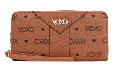 XOXO Wristlet Wallet For Women - Double Zip Vegan Leather Wallet! | eBay