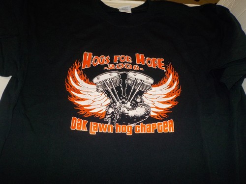Hogs for Hope 2008 Oak Lawn Chapter Illinois XL | eBay