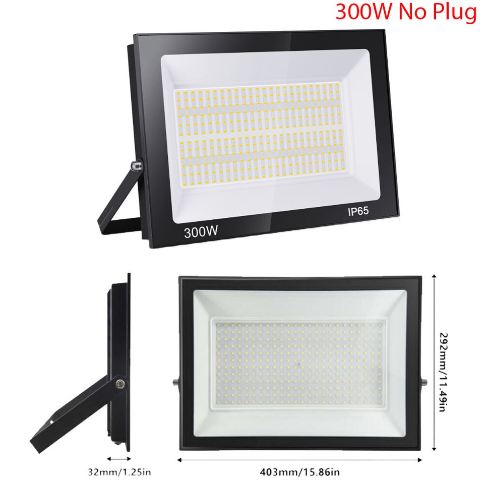 LED Flood Light 500W 300W 200W 100W 50W 30W 10W Outdoor Garden Lamp Spotlight | eBay