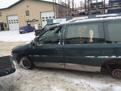 Passenger Side View Mirror Power Heated Black Fits 95-97 WINDSTAR ...