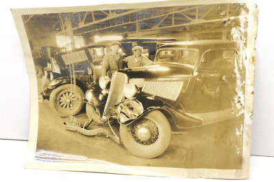 Vintage 1920's New York Auto Repair Shop 8" x 10" B&W Photograph ...
