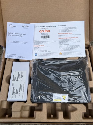 HPE Aruba R9D72A Networking EdgeConnect EC- 10104 4x RJ45 10/100/1000 ...