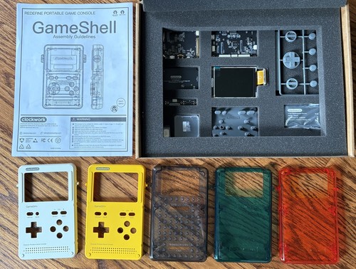 Clockwork GameShell Kit, Brand New - Multiple Shells (Back Front & LEGO ...