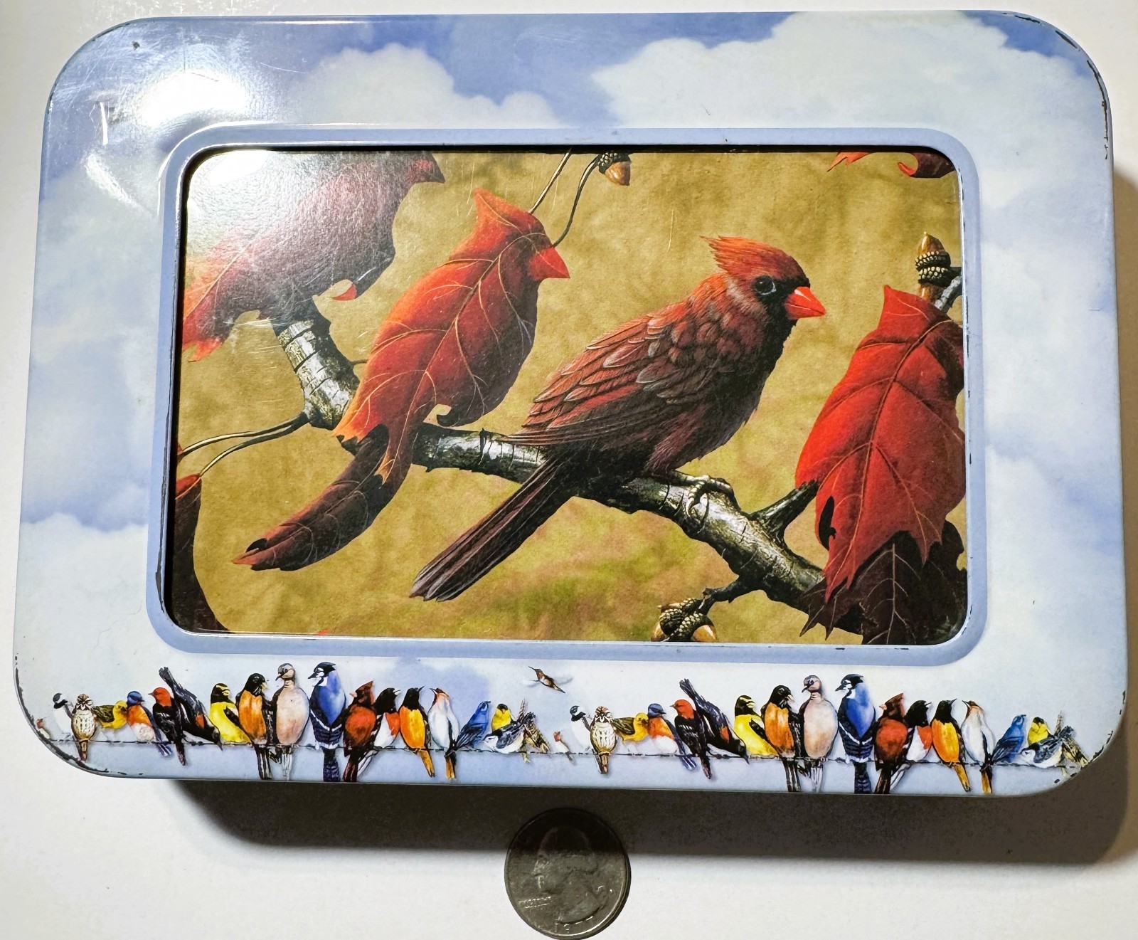 Retro Tin Box Set – 9 Vintage-Style Collectibles (Cardinals, Brittle ...
