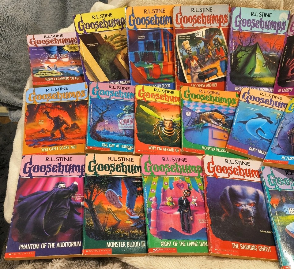 Lot Of 18 Vintage Original 1990's Goosebumps Books- R.L. Stine - Rare ...
