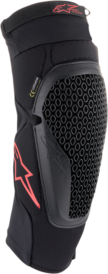 Alpinestars Bionic Flex Knee Protector Sm/Md Black/Red 6505121-13-S/M | eBay