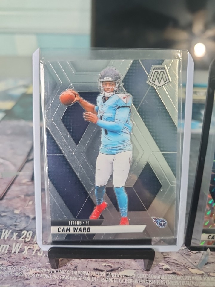 Cam Ward 2025 Mosaic Pink Camo & 4 Base Rookies! Absolute Base Rookie ...