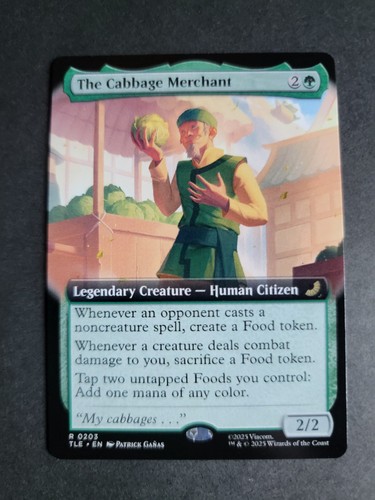 The Cabbage Merchant (Extended Art) Rare MTG Avatar Eternal | eBay