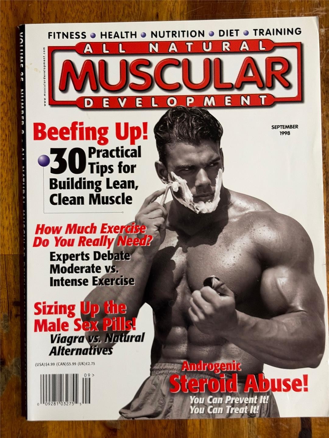 MUSCULAR DEVELOPMENT bodybuilding muscle magazine FRANK SEPE 9-98 | eBay