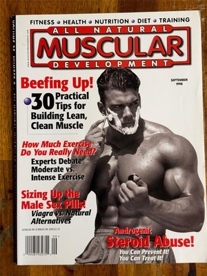 MUSCULAR DEVELOPMENT bodybuilding muscle magazine FRANK SEPE 9-98 | eBay