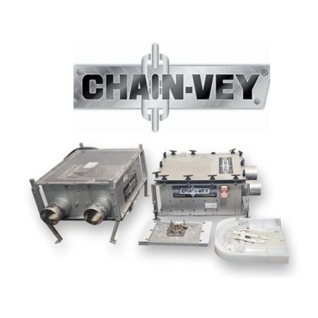 Used 5" Chain-Vey Stainless Steel Tubular Drag Conveyor [PARTS] | eBay