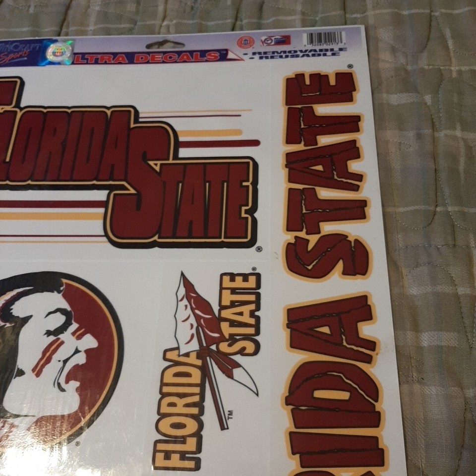 FSU FLORIDA STATE SEMINOLES 11" x 17" Car Window Cling ULTRA Decal ...