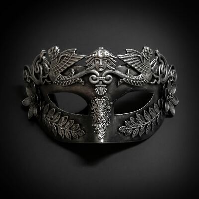 Men's Masks: Roman Masks - Greek God Masquerade Mask Silver | eBay
