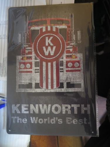 KENWORTH THE WORLDS BEST metal sign MAN CAVE brand new | eBay