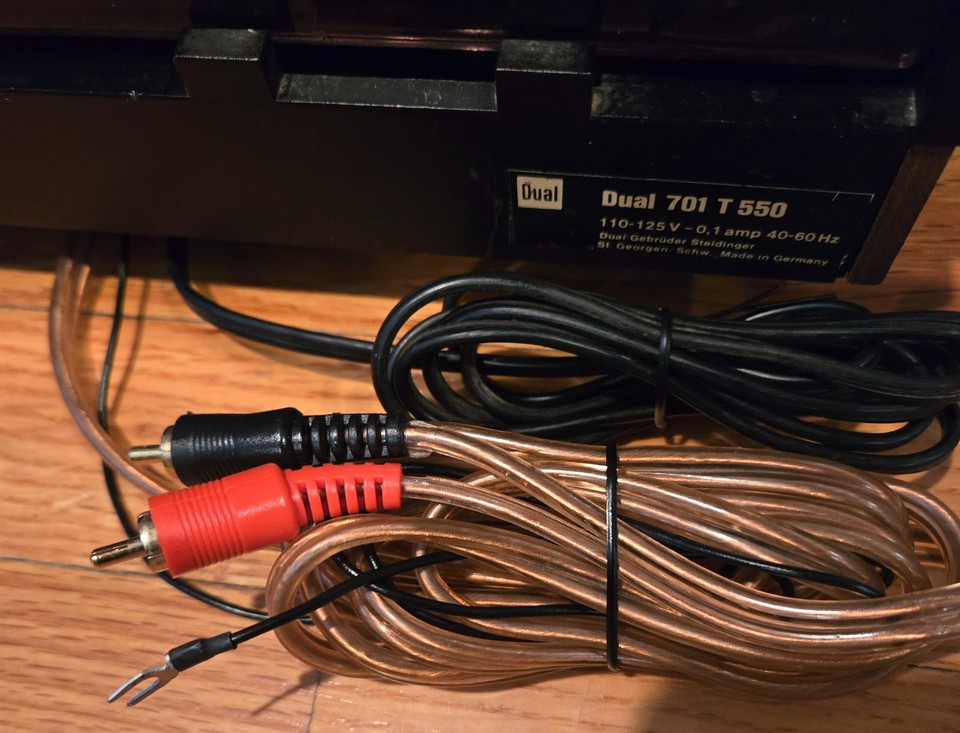 Dual 701 Direct Drive Turntable w/ Dustcover and Shure M91E cartridge ...