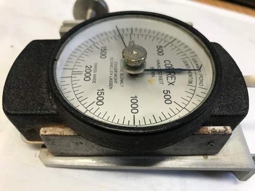 Correx Hagg-Streit Bern 2000 Gram Force gauge meter gram Swiss ...