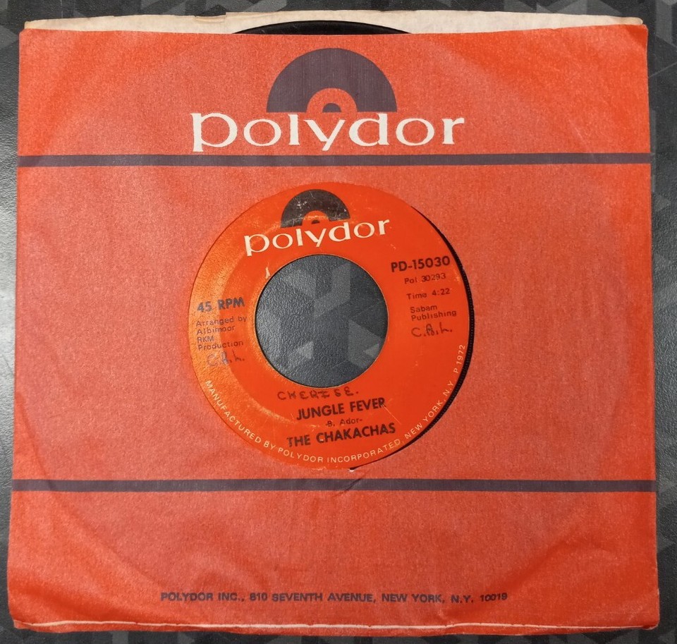 Chakachas 45 "Jungle Fever" Polydor PD-15030 | eBay