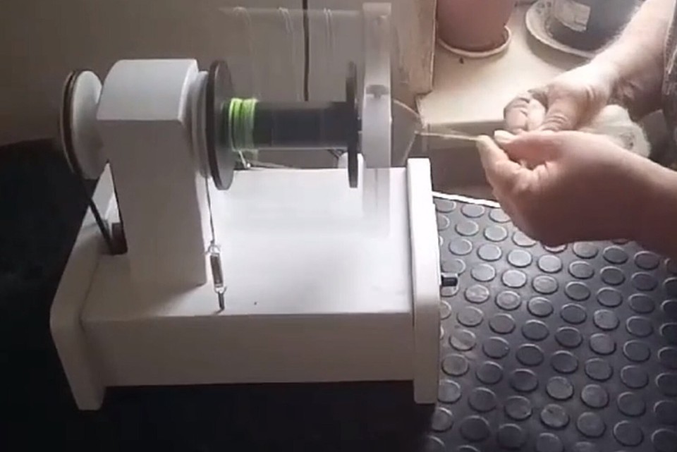 E-spinner Home Spinning Wheel Electric Wool Yarn Art 3 Large bobbin ...