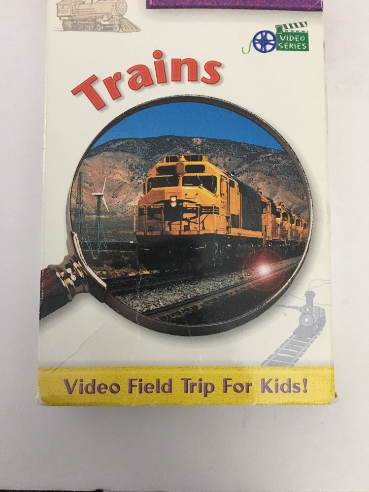 Trains In Focus-Video Field Trip For Kids-VHS-TESTED-RARE VINTAGE-SHIPS ...