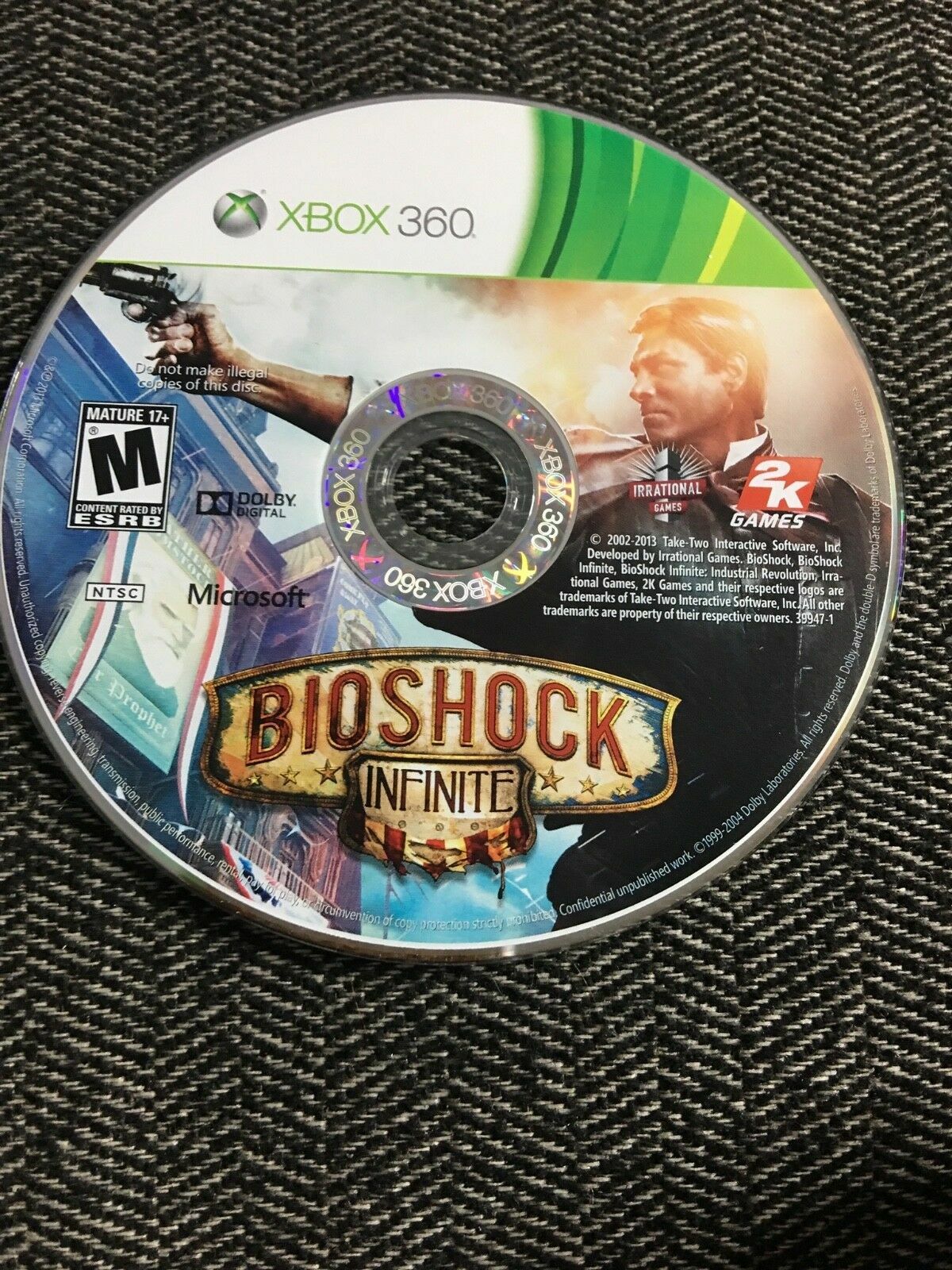BIOSHOCK INFINITE - XBOX 360 - DISC ONLY - FREE S/H - (B8) | eBay
