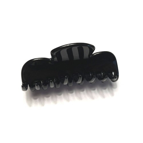 Women's Hair Claw Small Jaw Clip Clasp Spotted Tortoise Black Fashion ...