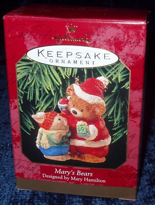 Vintage 1999 Hallmark Mary Hamilton MARY'S BEARS Keepsake Ornament | eBay