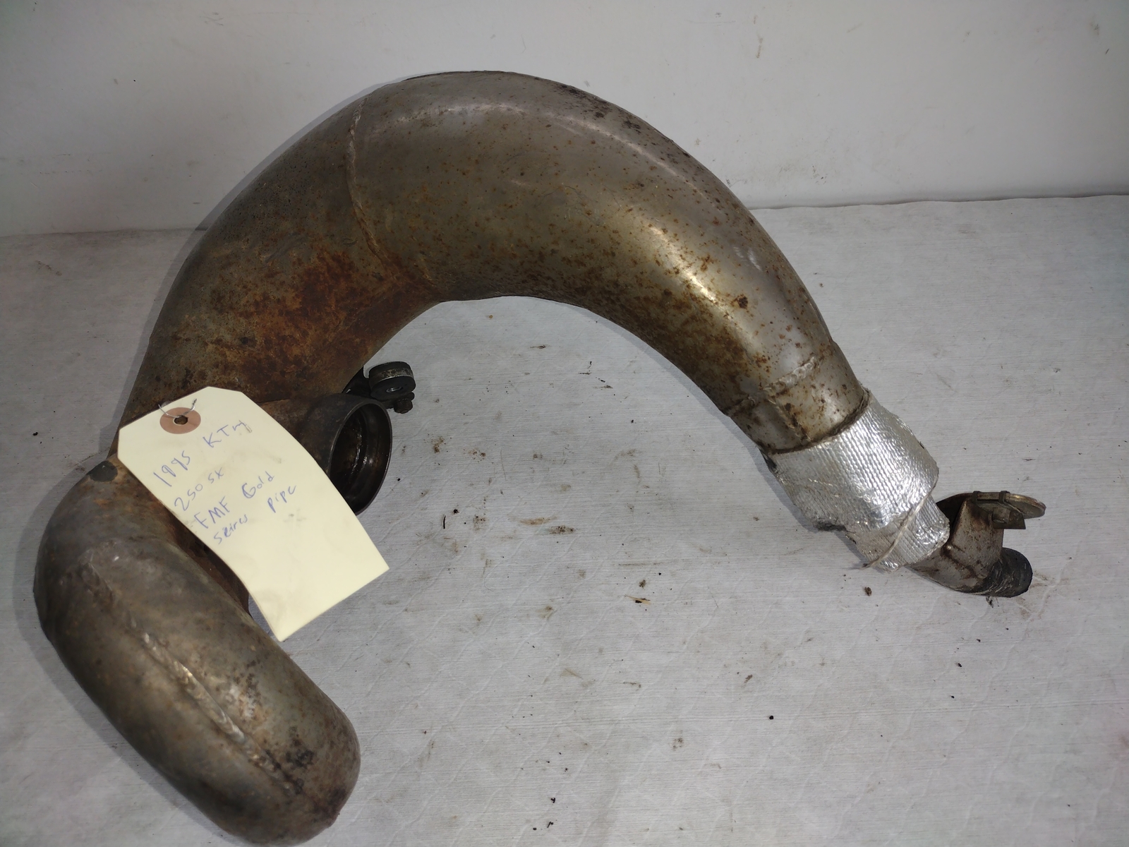 1995 ktm 250 EXHAUST PIPE CHAMBER HEADER | eBay
