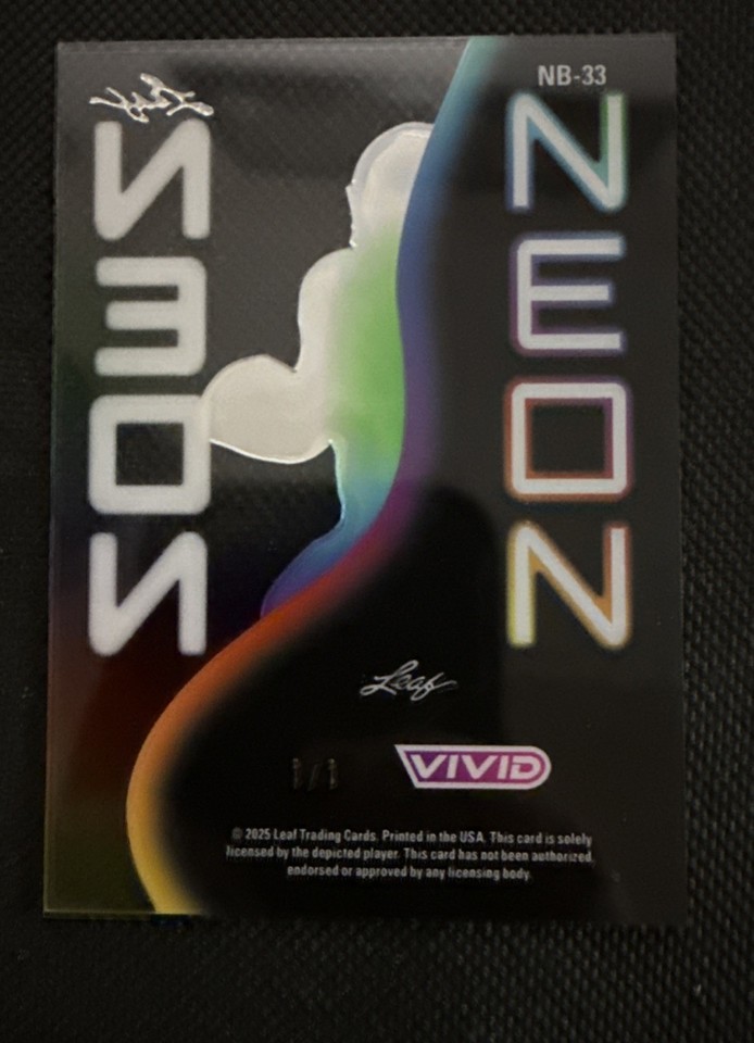 2025 LEAF VIVID FOOTBALL KYREN WILLIAMS NEON ROOKIE CARD #1/1! | eBay